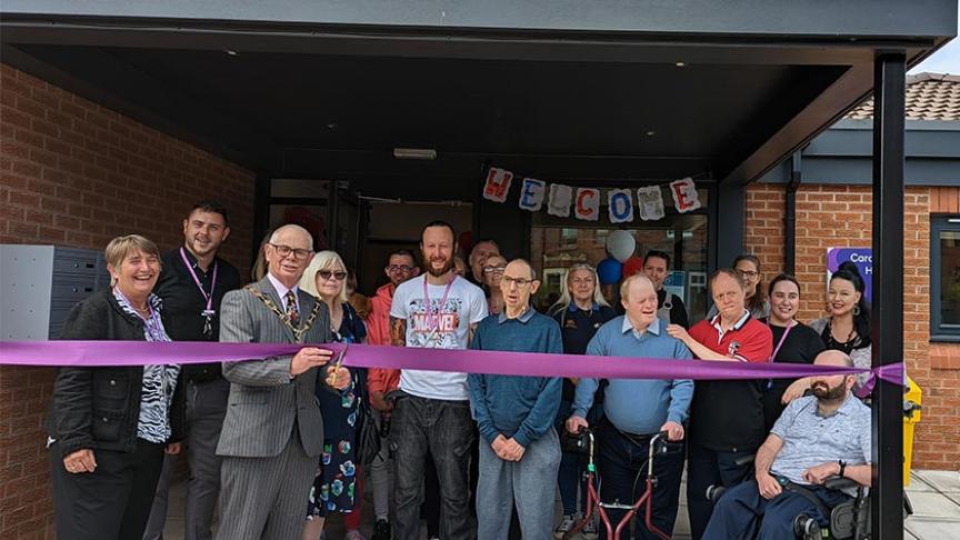 Ribbon cutting ceremony for local learning disability service ...